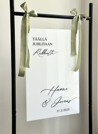 Tervetuloa-kyltti – Humussa